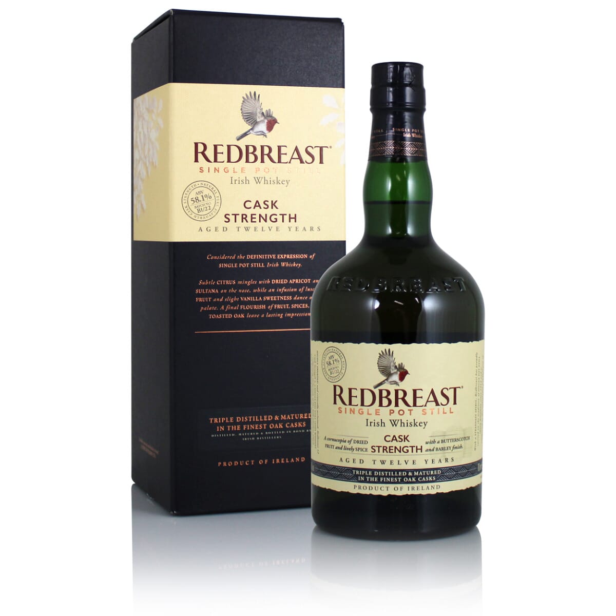 Redbreast 12YO Cask Strength Edition B1/22, 58.1%
