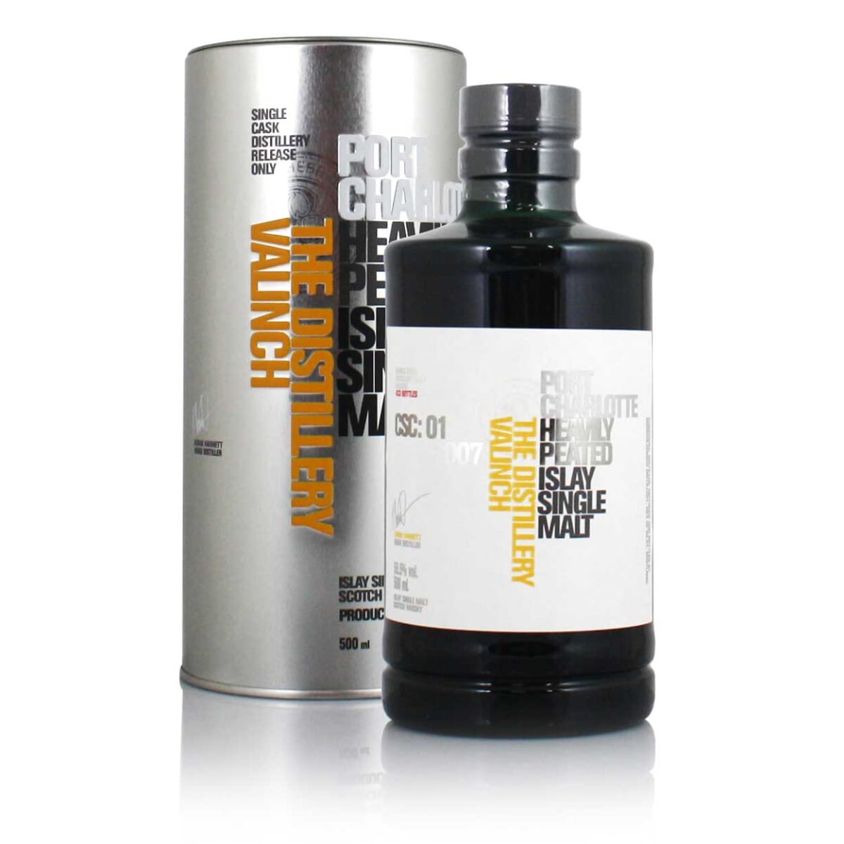 Port Charlotte 2007 CSC:01, The Distillery Valinch