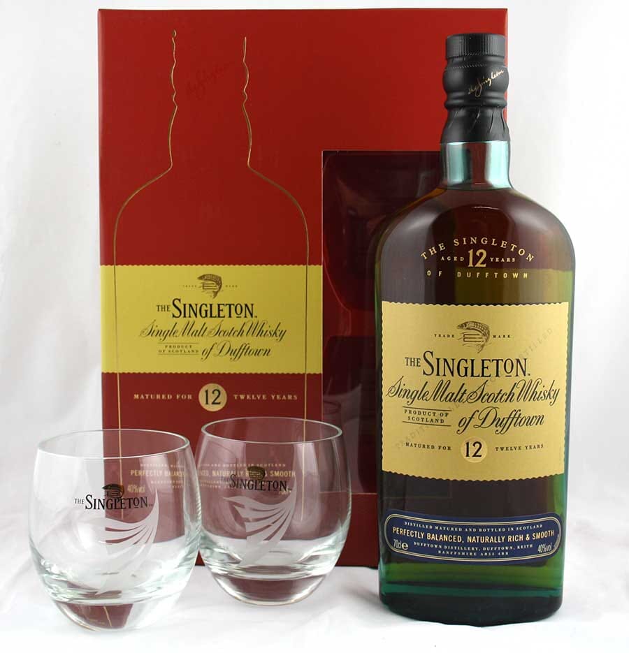 Dufftown The Singleton 12YO Gift Pack with 2 Glasses