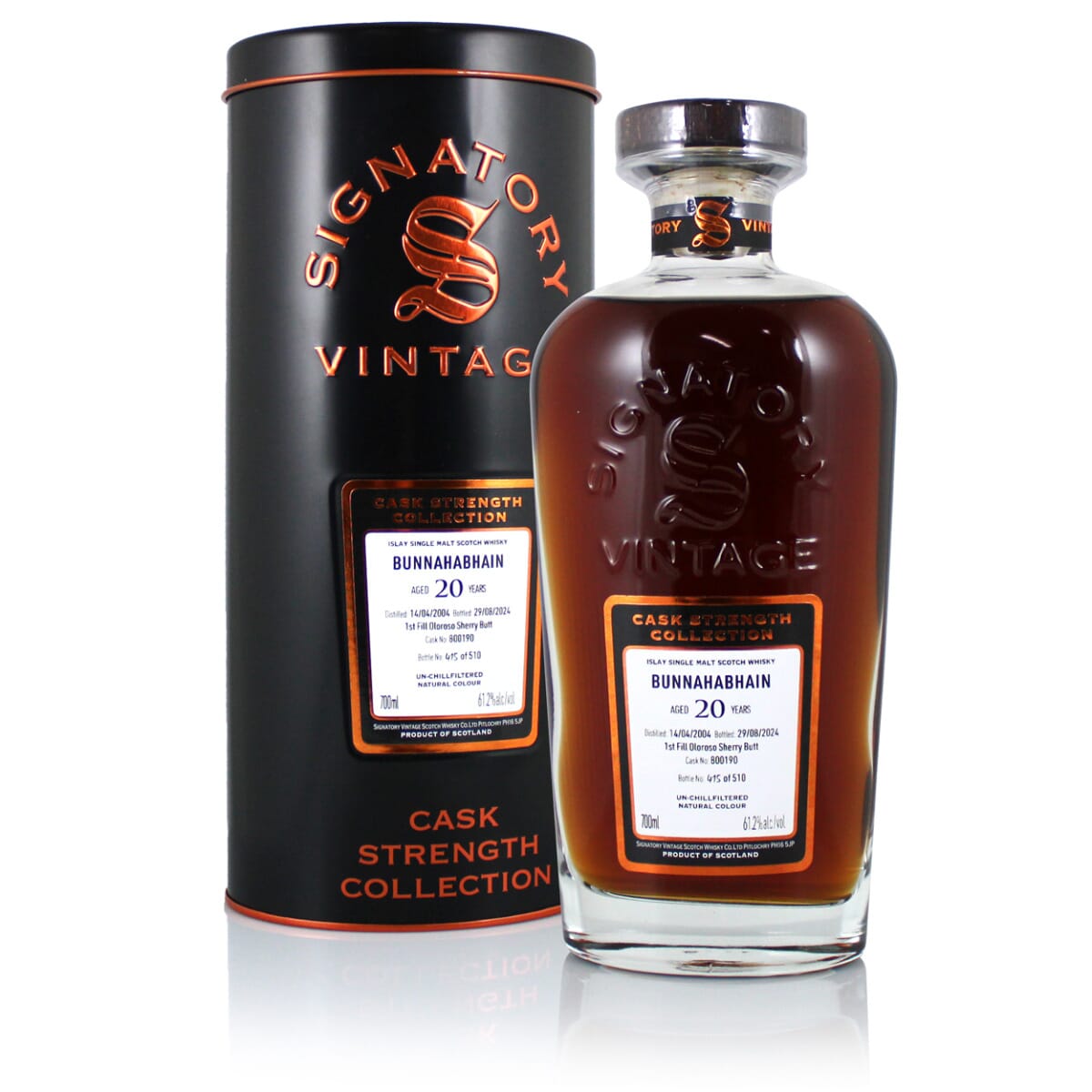 Bunnahabhain 2004 20 Year Old, SIgnatory Vintage Cask #800190